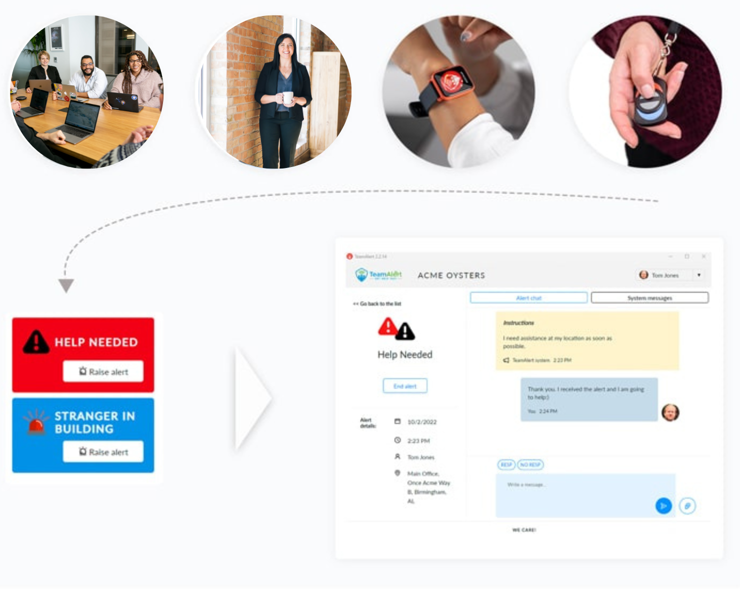 Panic Button System for Local Government Agencies - TeamAlert